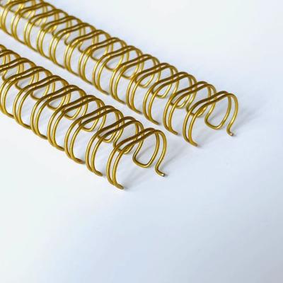 China 12.7MM Inner Diameter Double Loop Sketchbook Binding Coil Spiral Binding Coil for sale
