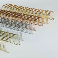 China 25.4mm Nylon Coated Double Loop Binding Wire For Picture Album for sale