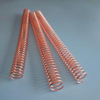 China Electroplated Metal Binding Spiral Coils Length 297mm for sale