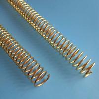 China Dia 6mm Electroplating Metal Spiral Binding Coils for sale