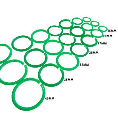China Environmental Protection Double Buckle Opening Ring 18mm 22mm For Document Binding for sale