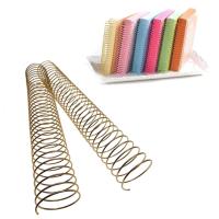 China SGS ID 6.4-50mm Metal Spiral Binding For Desk Calendar Notebook for sale