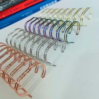 China Multi Colors 85 Sheets 3/1 Pitch Nylon Coated Binding Wire for sale