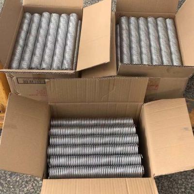 China 50.8mm Electroplated Metal Spiral Binding Coil For Notebook for sale