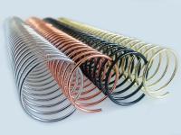 China 4:1 Pitch 22.2mm Spiral Coil Binding Supplies For Premium Textbooks for sale