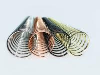 China 34.9mm 4:1 Pitch Metal Wire Binding Coils For Premium Notebooks for sale