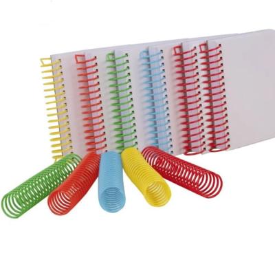 China PVC / PET 50mm Spiral Plastic Coil Used For All Kinds Of Book Binding for sale