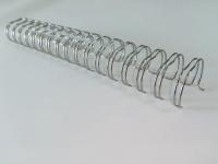 China 7/8 Inch Plated Coil Spiral Book Binding Steel Wire 20.6mm Thickness for sale