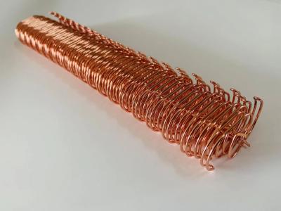 China A4 Notebook 5/8 Inch Wire Coil Binding Electroplating Glossy Nylon Coated for sale
