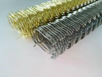 China 41.8MM Thickness Double Wire O Binding 3/4 Inch For Premium Textbooks for sale