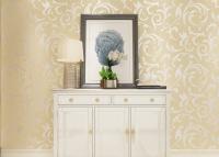 China Eco-friendly Non-woven Home Decoration Wallpaper European Style  Embossed  Foam for sale
