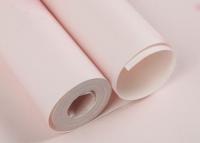 China Eco - Friendly Light Pink Color Wallpaper For Children's Room Embossed Technology for sale