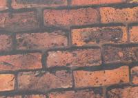 China Washable 3D Brick Effect Wallpaper / Exposed Brick Wallpaper With Eco Friendly Vinyl Material for sale
