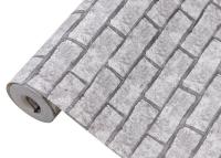 China Retro 3D Brick Wall Effect Wallpaper For Sitting Room , Chinese Style Wallpaper for sale