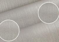 China Modern Flocking Non woven Wallpaper with Simple Silver Grey Pure Color for sale