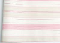 China Lovely Embossed Kids Bedroom Wallpaper , Colorful Childrens Striped Wallpaper for sale