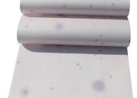 China Removable Interior Living Room Wallpaper with Purple Floral Pattern Light Purple for sale