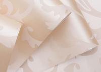 China Eco-friendly Non-woven Interior Wallpaper , European Style Leaf Pattern Wallpaper for sale