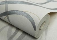 China Embossed Asian Inspired Wallpaper , Leaf Pattern Washable Vinyl Wall Coverings for sale