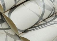 China Embossed Asian Inspired Wallpaper , Leaf Pattern Washable Vinyl Wall Coverings for sale