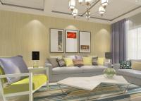China Non - woven Contemporary Wall Coverings with Cross Stripes Pattern for Living Room for sale