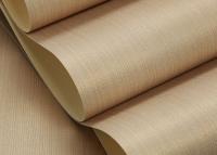 China Embossed , Yarn Surface Washable Coffee Vinyl Wallpaper For Living Room for sale