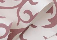 China Washable Red Brown Leaf Rustic Floral Wallpaper for Wall Decoration for sale