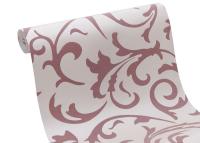 China Washable Red Brown Leaf Rustic Floral Wallpaper for Wall Decoration for sale