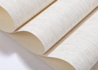 China 0.53*10M Simple White Washable Vinyl Wallpaper , Fashion Wallpaper for Bbedrooms for sale