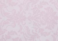 China Flocking Pink Floral Pattern European Style Wallpaper for Bedroom , Living Room for sale