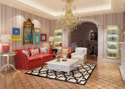 China Eco - friendly Vinyl Modern Striped Kids Wallpaper Asian Design Wallpaper for sale