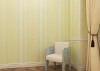 China Waterproof Vinyl Wall Coverings Embossed Stripes Pattern Wallpaper For Bedroom 0.53*10M for sale