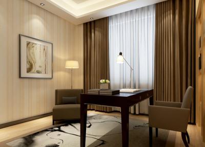 China Removable Modern Striped Wallpaper for Home Decoration , Champagne Stripes Pattern for sale
