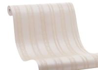 China Removable Modern Striped Wallpaper for Home Decoration , Champagne Stripes Pattern for sale