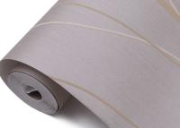 China Curve Lines Pattern Non - woven Living Room Wallpaper , Washable Family Room Wallpaper for sale