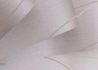 China Curve Lines Pattern Non - woven Living Room Wallpaper , Washable Family Room Wallpaper for sale