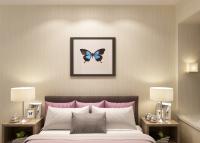 China Non - woven Modern Removable Wallpaper for Bedroom With Grey Stripes Pattern for sale