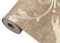 China Gold Foil Floral Pattern Country Bedroom Wallpaper Waterproof for Home Interiors for sale