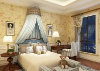 China Waterproof Country Style Wallpaper / Gold Foil Wallpaper with Floral Pattern for sale