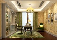China Romantic Floral Country Flower Wallpaper Removable Gold Foil Material 0.53*10M for sale
