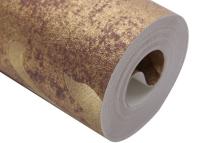 China Romantic Floral Country Flower Wallpaper Removable Gold Foil Material 0.53*10M for sale