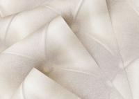 China Creamy White Leather Wallpaper , Removable Modern Vinyl Wallpaper PVC for sale