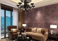 China Removable Embossed Country Style Wallpaper / Vinyl Modern Wallcovering for sale