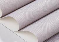 China Deep Embossed Grey Washable Vinyl Wallcovering / Wallpaper Moisture - Proof for sale