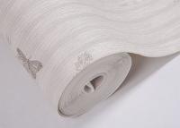 China Embossed Rustic Floral and Butterfly Wallpaper Eco - friendly Vinyl Wall Coverings for sale