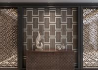 China Eco - friendly Waterproof Living Room Wallpaper , Embossed Vinyl Wallpaper for sale