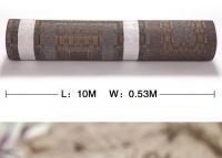 China Eco - friendly Waterproof Living Room Wallpaper , Embossed Vinyl Wallpaper for sale