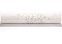 China Waterproof Silver Rustic Floral Wallpaper , Removable Embossed Vinyl Wallpaper for sale