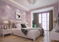 China Beautiful Floral Pattern Country Style Wallpaper Embossed for Bedroom 0.53*10M for sale