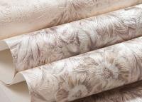 China Moisture - Proof Rustic Floral Wallpaper Creamy White For Living Room , Bedroom for sale